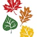 Fall Leaves SVG: Autumn Cut Files (digital Download) - Etsy