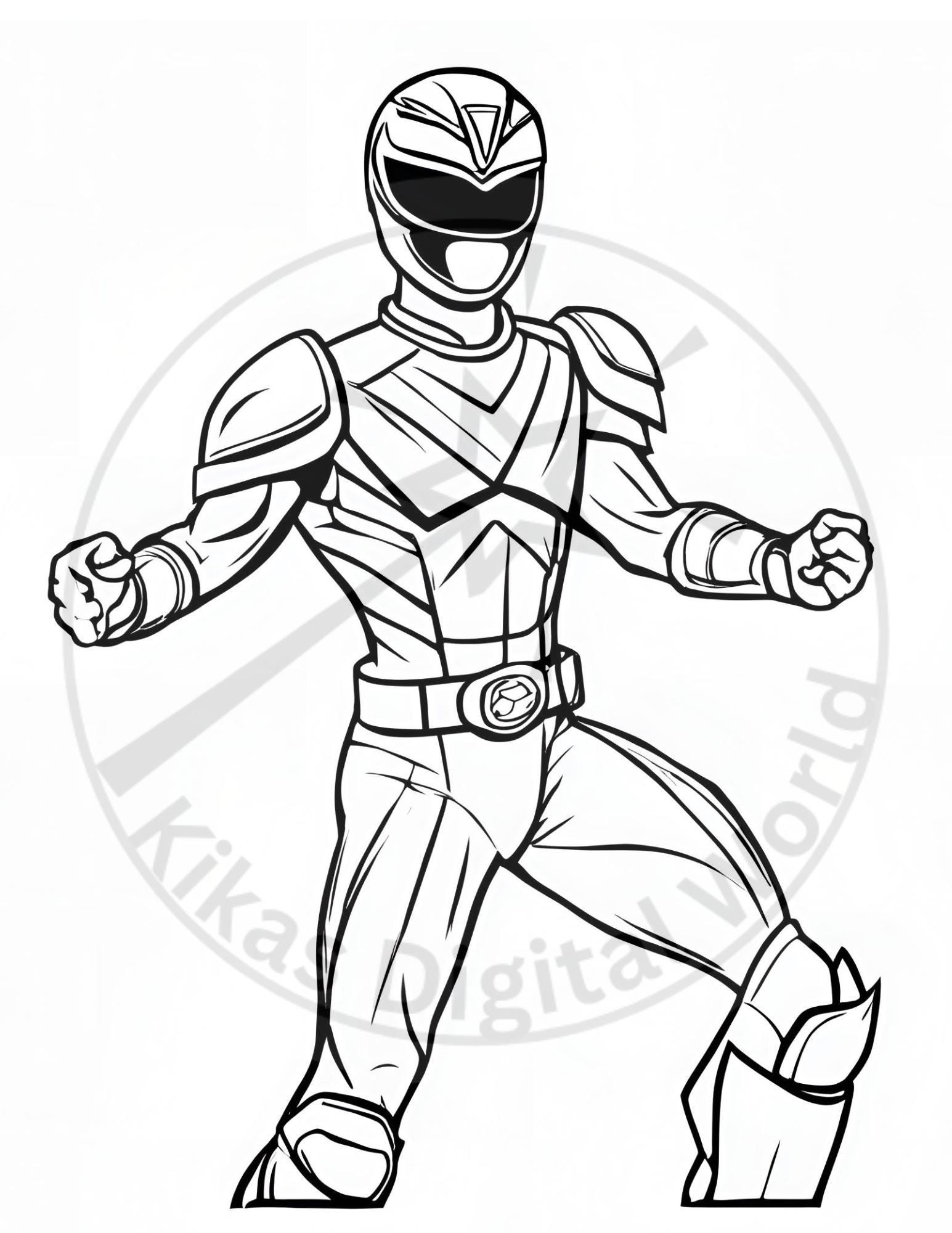 Power Rangers | Power Ranger Coloring Book | Coloring Pages | Arts and ...