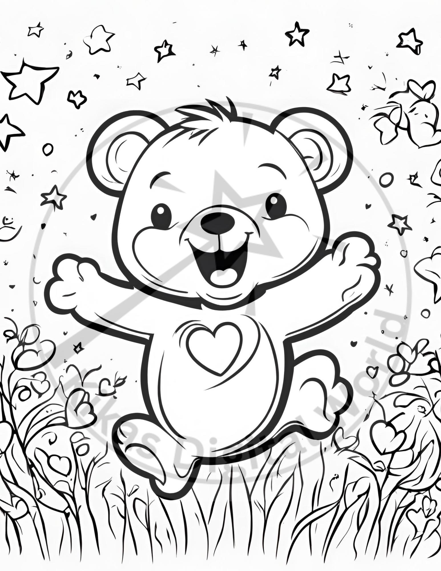 Cute Coloring Pages Girly Coloring Pages Coloring Pages - Etsy