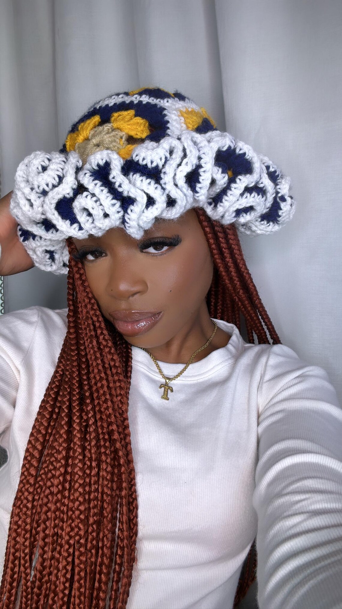 Ruffle Hat (custom) - Etsy