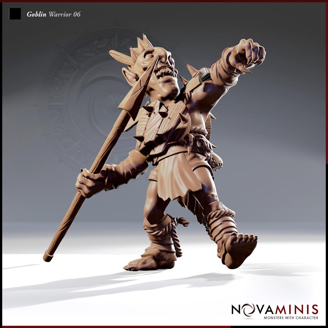 Goblin Warrior for D&D 5e and Pathfinder Crafted by Novaminis for ...