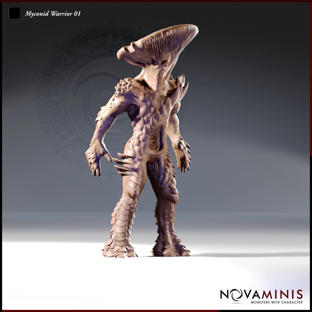 Myconid Warrior for D&D 5e and Pathfinder Crafted by Novaminis for ...