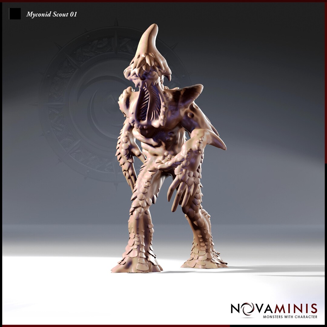 Myconid Scout for D&D 5e and Pathfinder Crafted by Novaminis for ...