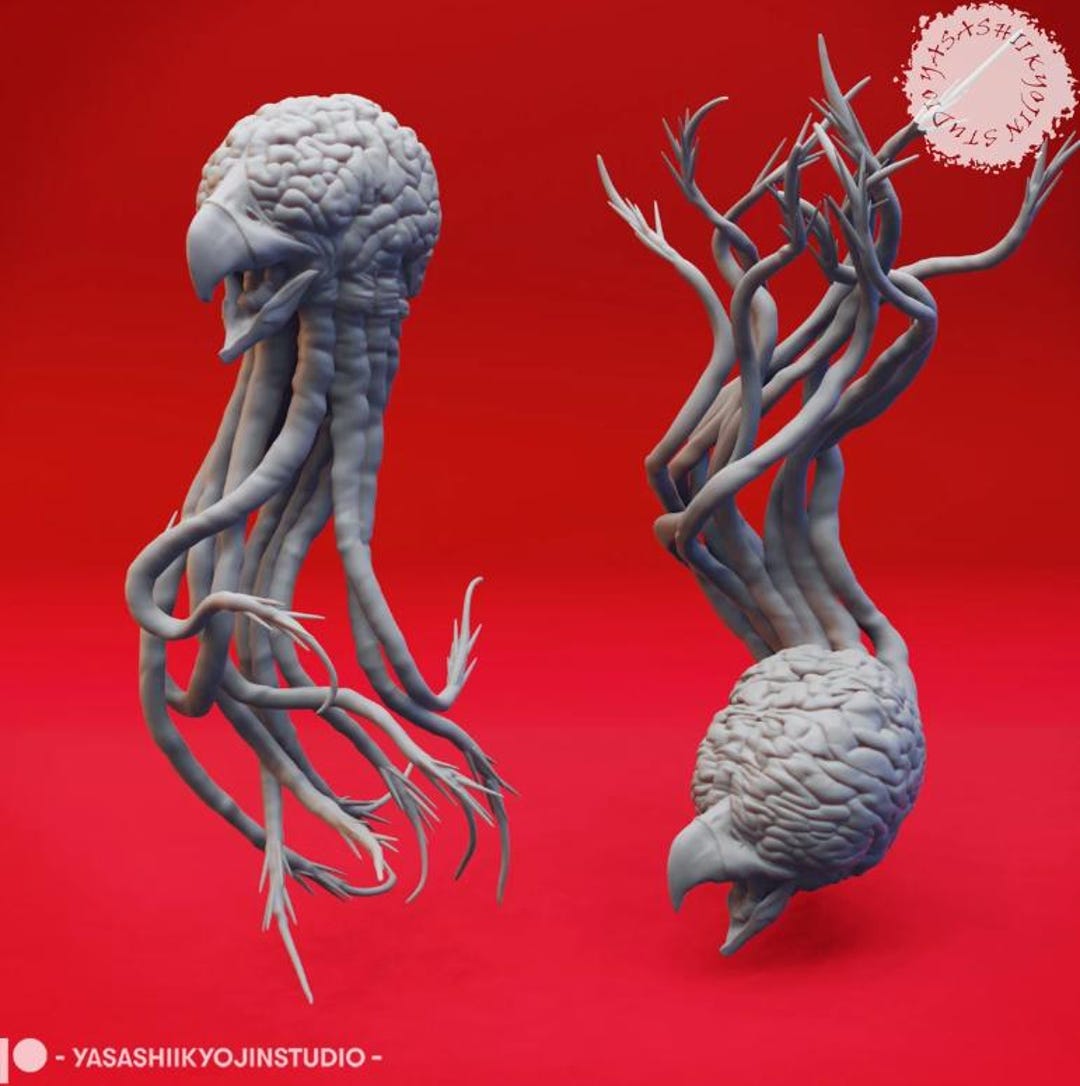 Grell at 32/54mm Scale by Yasashii Kyojin Studio for Table Top Rpgs and ...