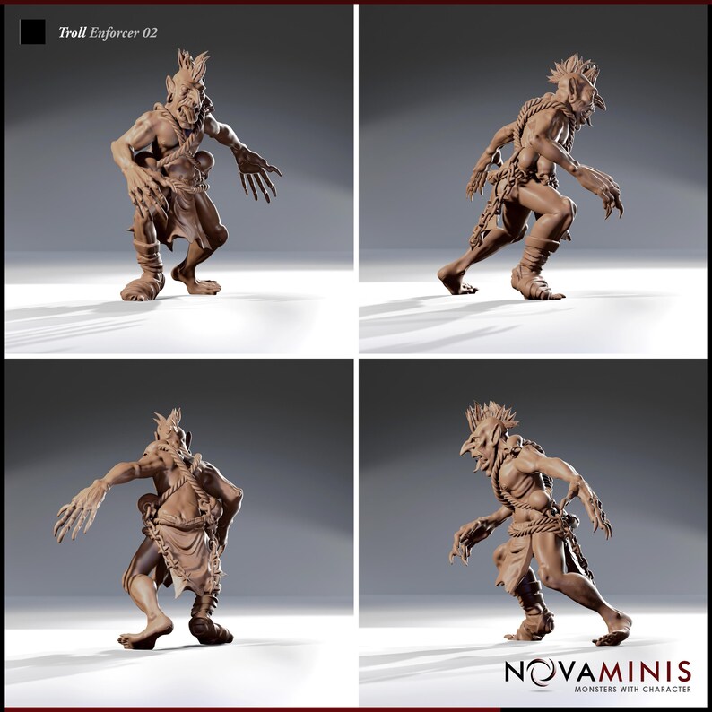 Troll Enforcer for D&D 5e and Pathfinder Crafted by Novaminis for ...
