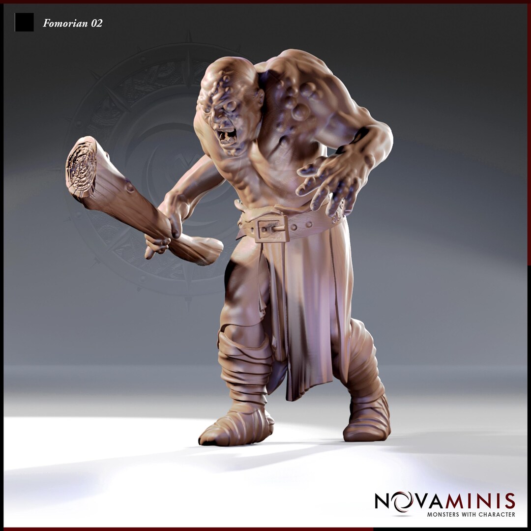 Fomorian for D&D 5e and Pathfinder Crafted by Novaminis for Tabletop ...