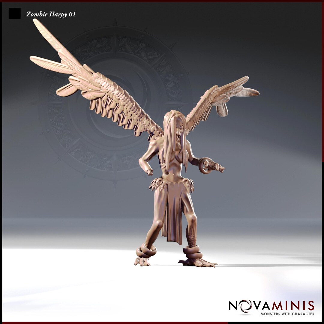 Zombie Harpy for D&D 5e and Pathfinder Crafted by Novaminis for ...