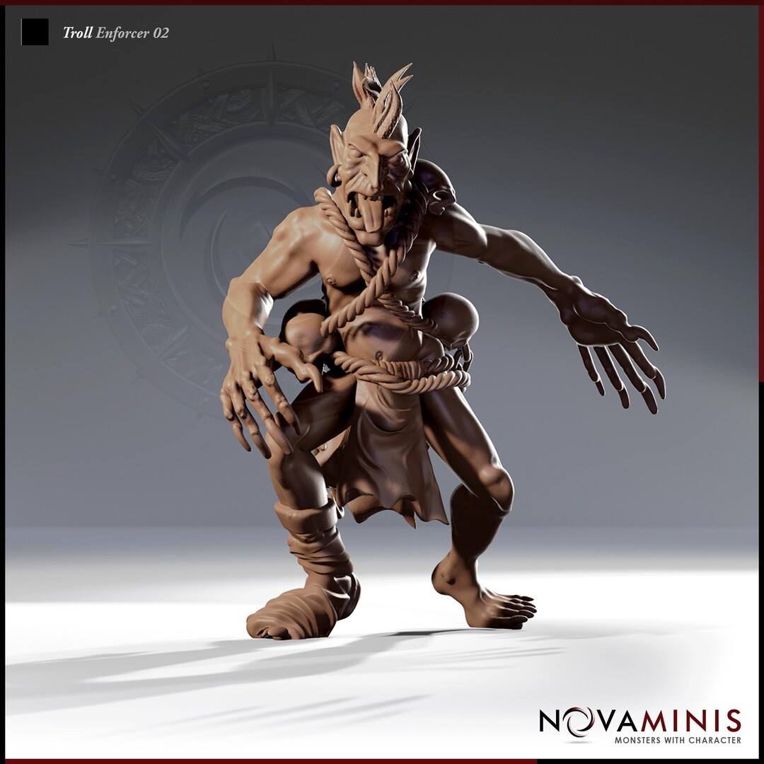 Troll Enforcer for D&D 5e and Pathfinder Crafted by Novaminis for ...