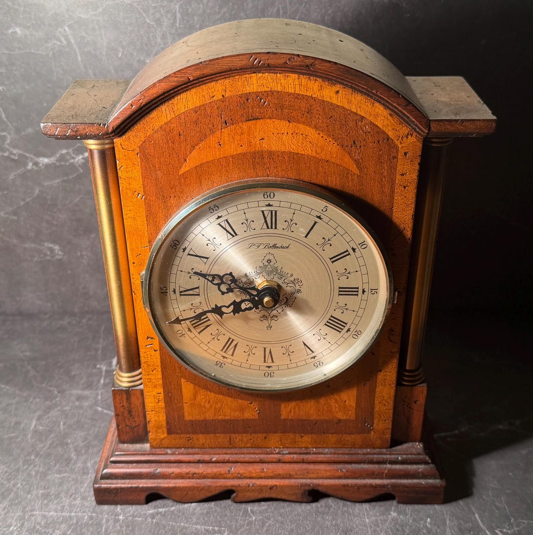 Vintage Bollenbach 19th Century Bankers Clock, Made in Usa,german ...