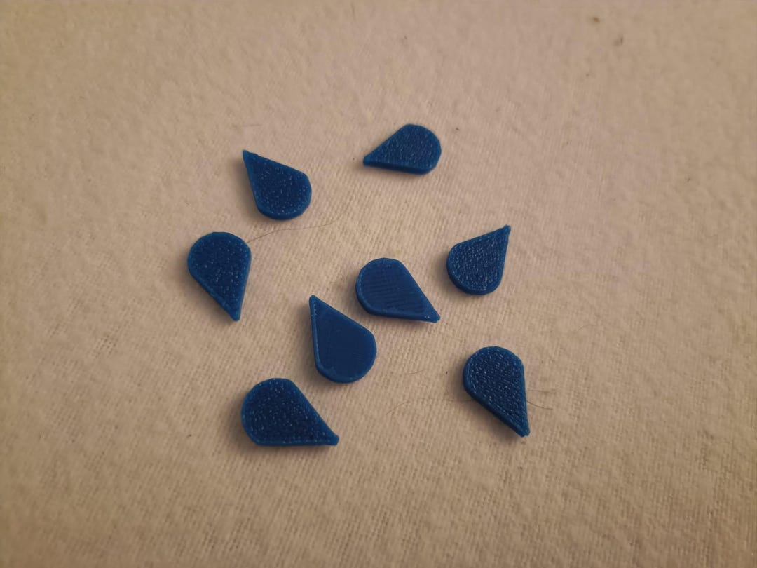 Water Drop Tokens – 3D Printed Board Game & RPG Resource Markers ...