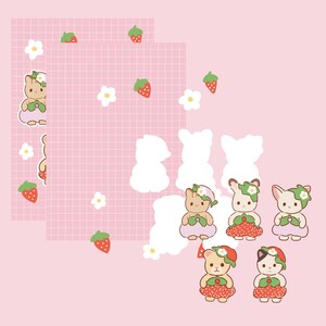 Calico Critters Stickers Sylvanian Families Sticker Sheet - Etsy