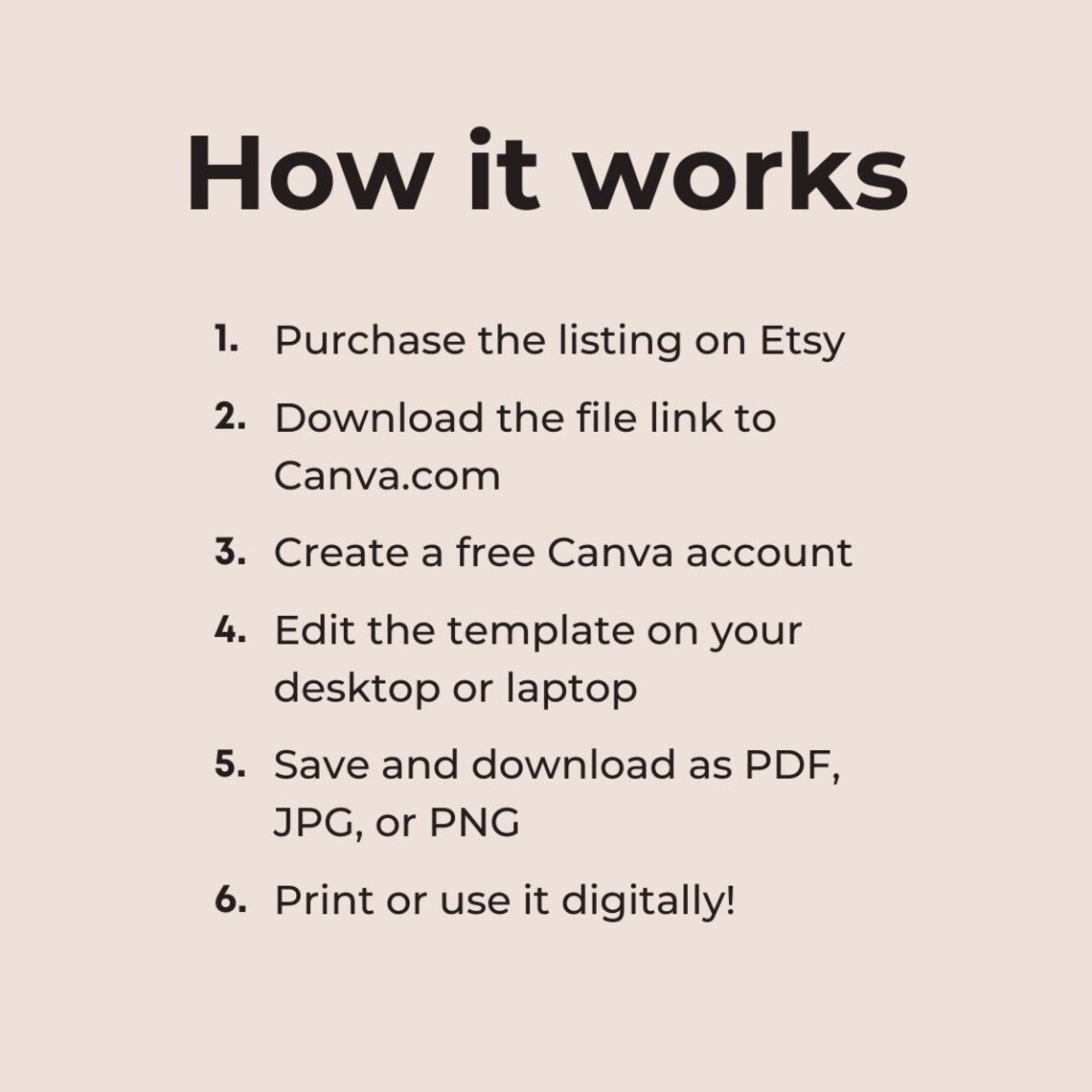 Monogram Wedding Program 8.5x11 Double-sided, Editable Canva ...