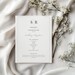 Monogram Wedding Program 8.5x11 Double-sided, Editable Canva ...