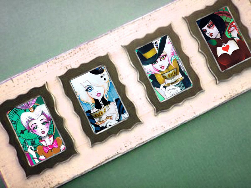 4x6 Alice Mini Print Set of 4 Alice in Wonderland Girls - Etsy