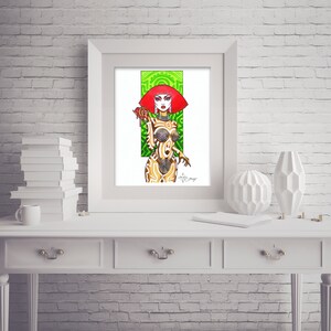 Limited Edition 8x10" "katrina" in VAMP- Special Collaboration Print by ...