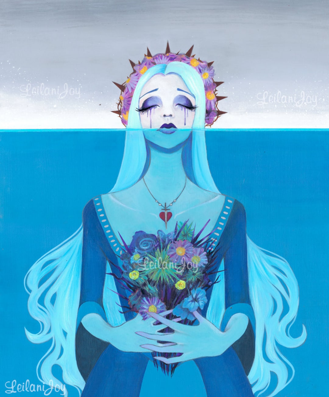 11x14 Ophelia of Hamlet Drowned Bride Fine Art Print - Etsy