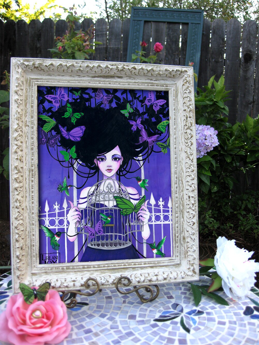 SALE 8x10 Litonya and the Butterfly Cage Fine Art Print | Etsy