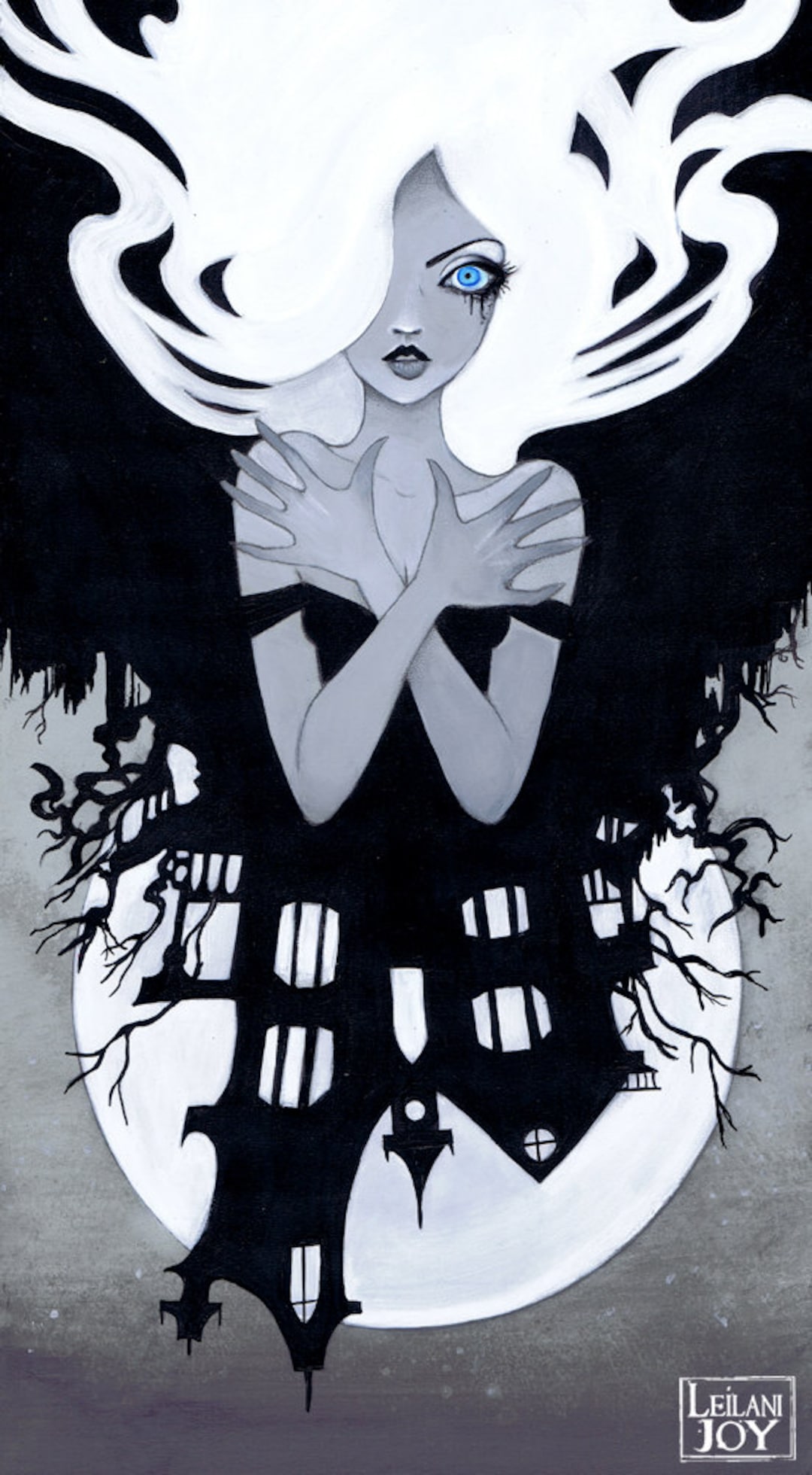 Madeline Usher- Edgar Allan Poe 9x16 Fine Art Print - Etsy