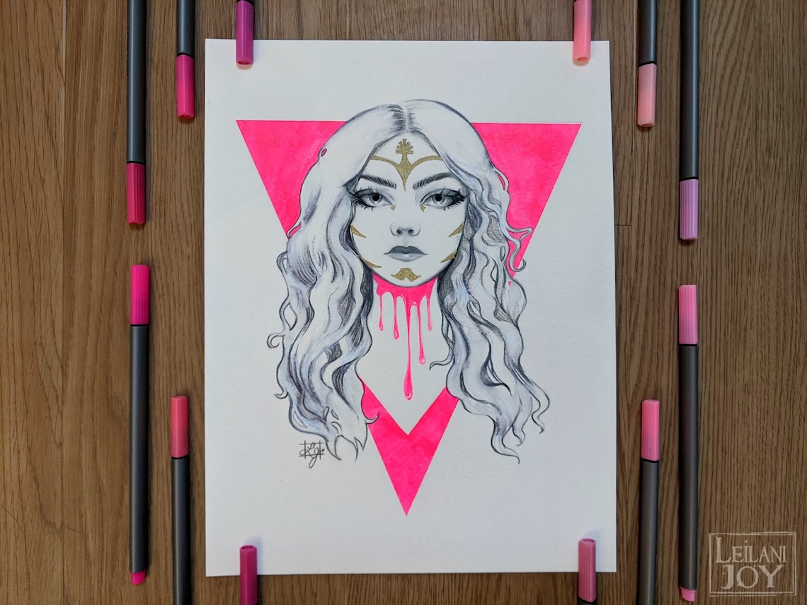 Neon Demon 11x14 Fine Art Print by Leilani Joy - Etsy