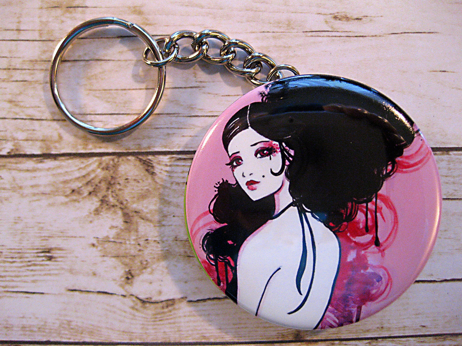 Madrid Spanish Dancer Fashion Girl Keychain - Etsy
