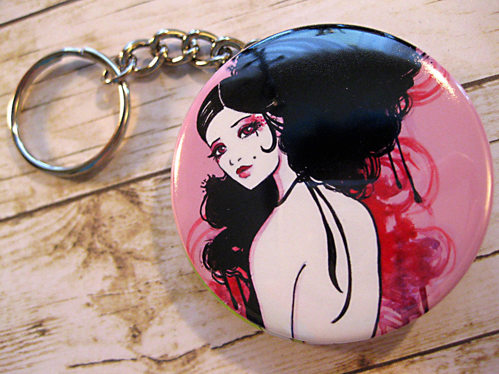 Madrid Spanish Dancer Fashion Girl Keychain - Etsy