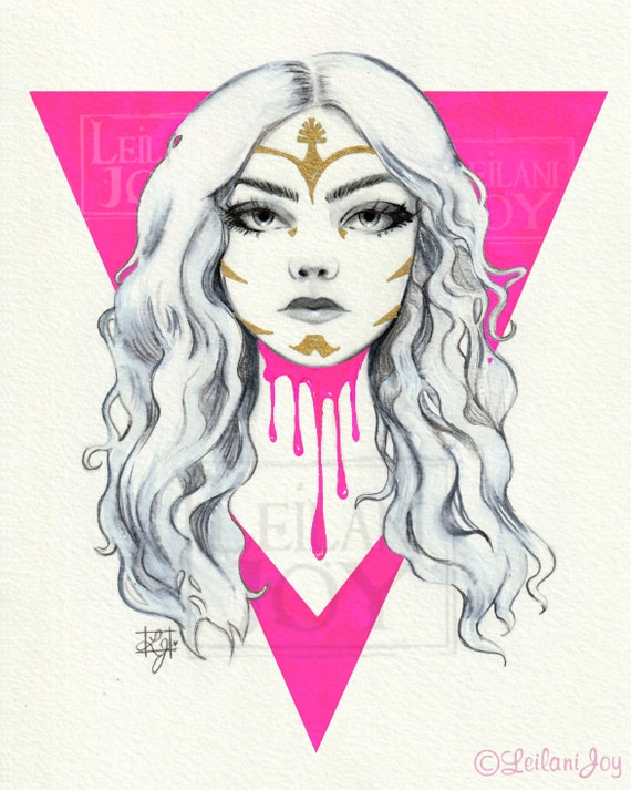 Neon Demon 11x14 Fine Art Print by Leilani Joy - Etsy