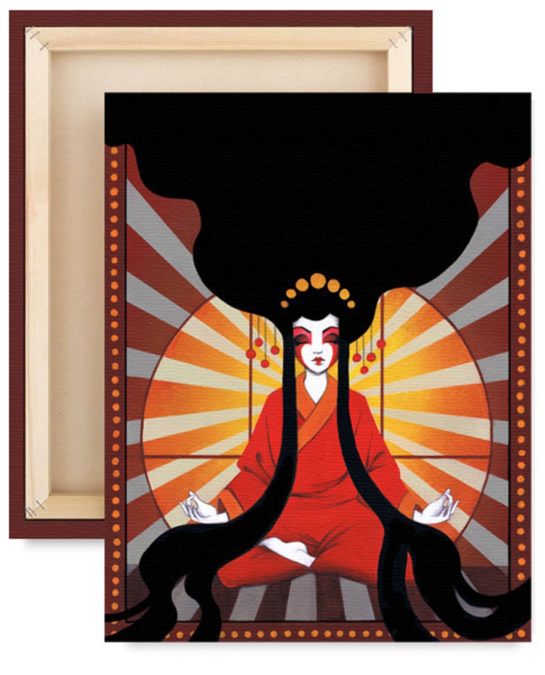 LIMITED EDITION: "meiso" Canvas Reproduction 2 of 10 - Etsy