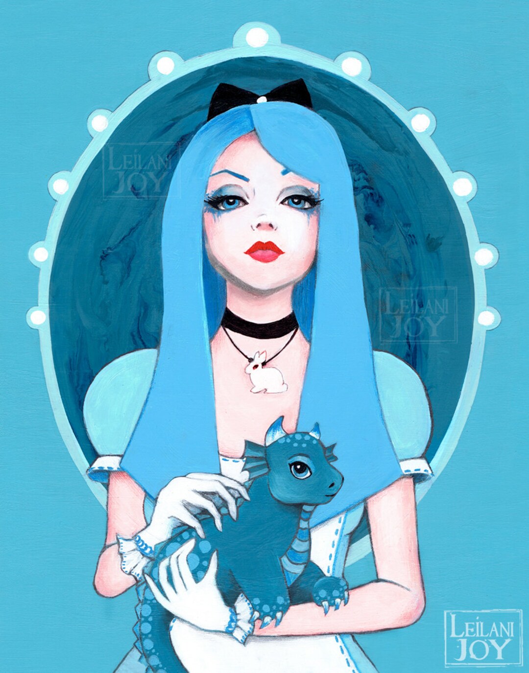 11x14 Fine Art Print Alice Wore Blue in Wonderland - Etsy