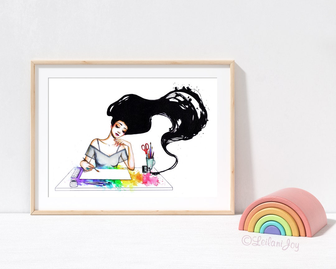 SALE 10x8 Fine Art Print "phia," the Artist by Leilani Joy - Etsy