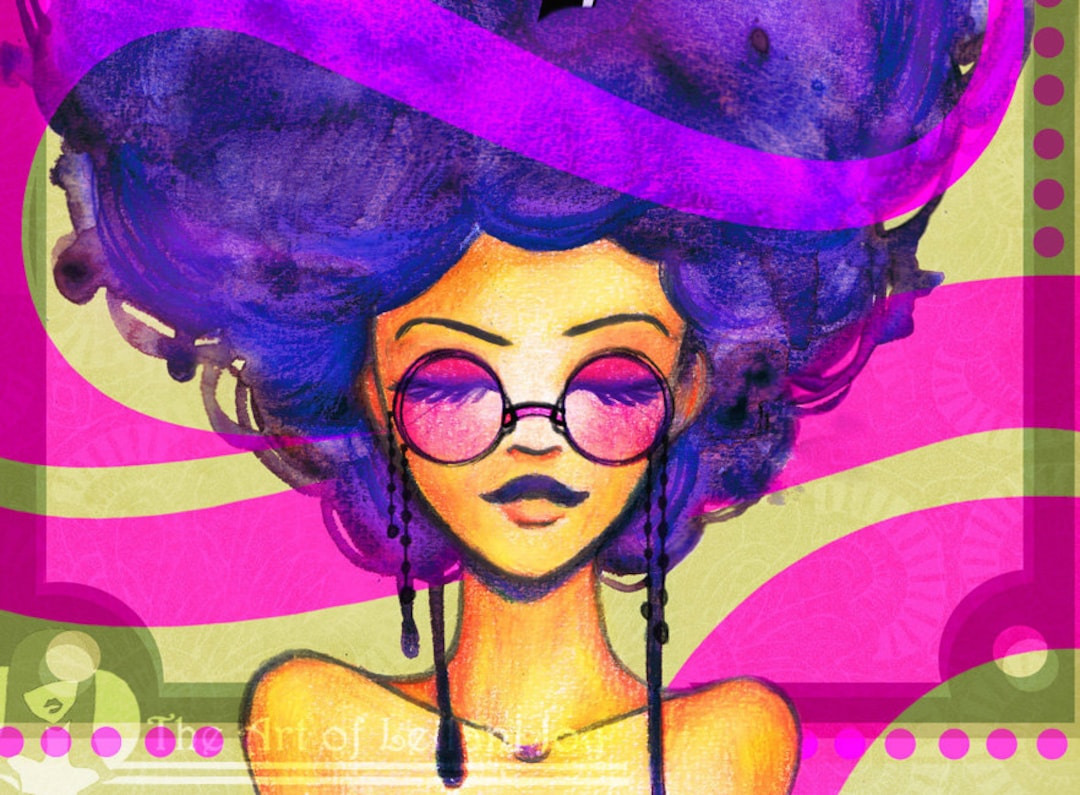 Purple Haze Over Haight Ashbury Limited Edition Poster Print - Etsy
