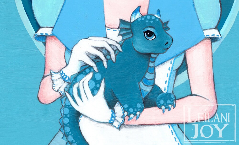 8x10 Fine Art Print Alice Wore Blue in Wonderland - Etsy