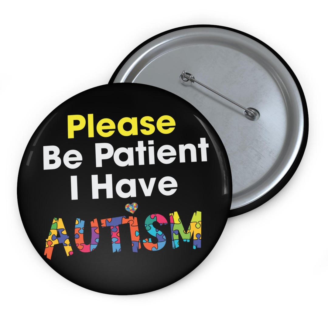 Autism Awareness Button|autism Awareness|disability Advocacy Pin ...