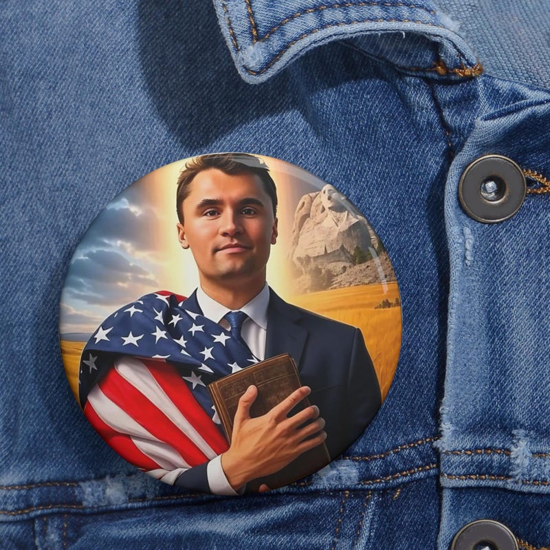 Charlie Kirk Lapel Pin - Etsy