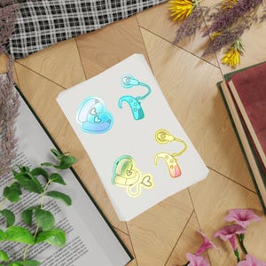 Cochlear Implant Stickers|deaf Awareness|audiology|hearing Loss Sticker ...
