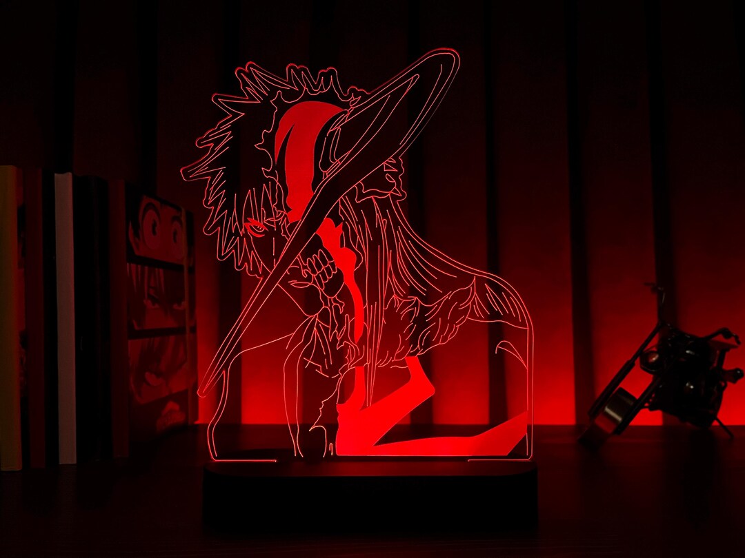 Anime and Manga Night Light, Anime Desk Lamp W/ RGB Remote Control ...