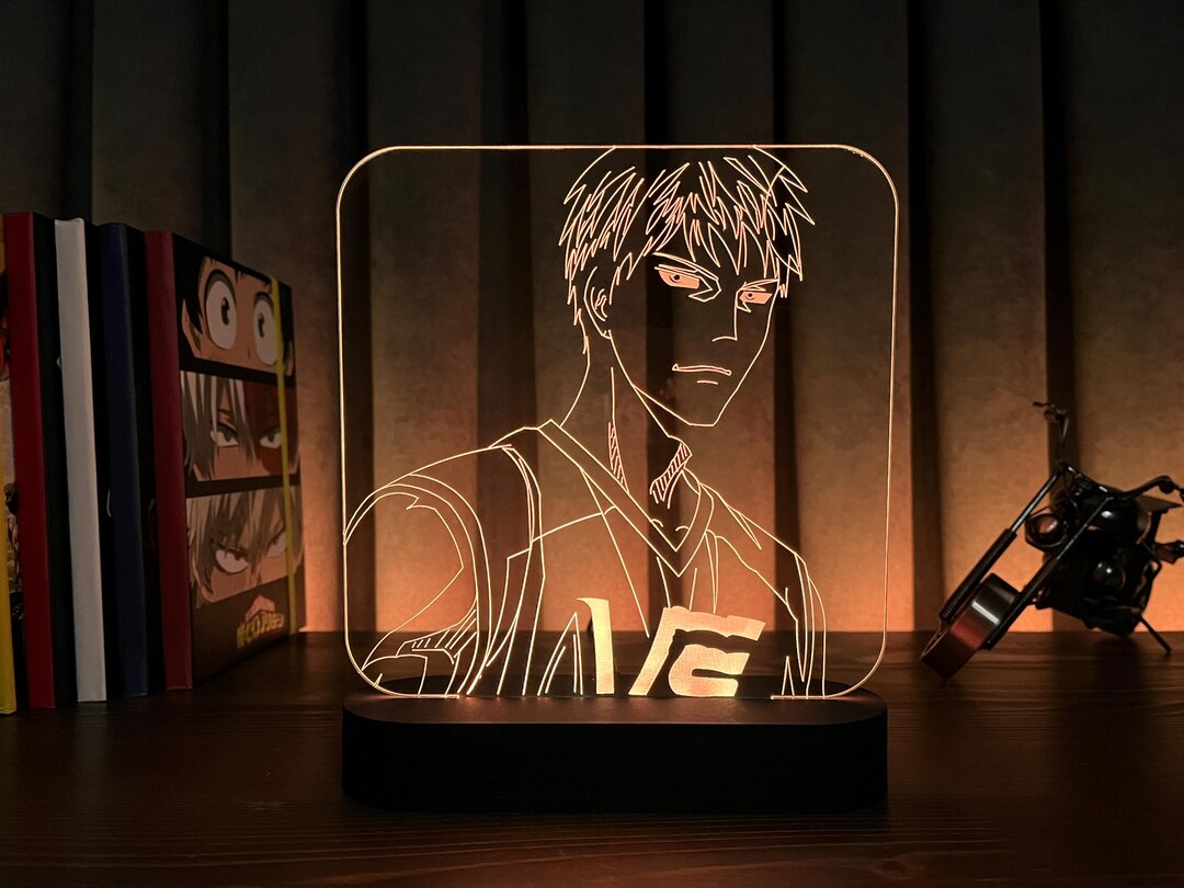 Anime and Manga Night Light, Anime Desk Lamp W/ RGB Remote Control ...