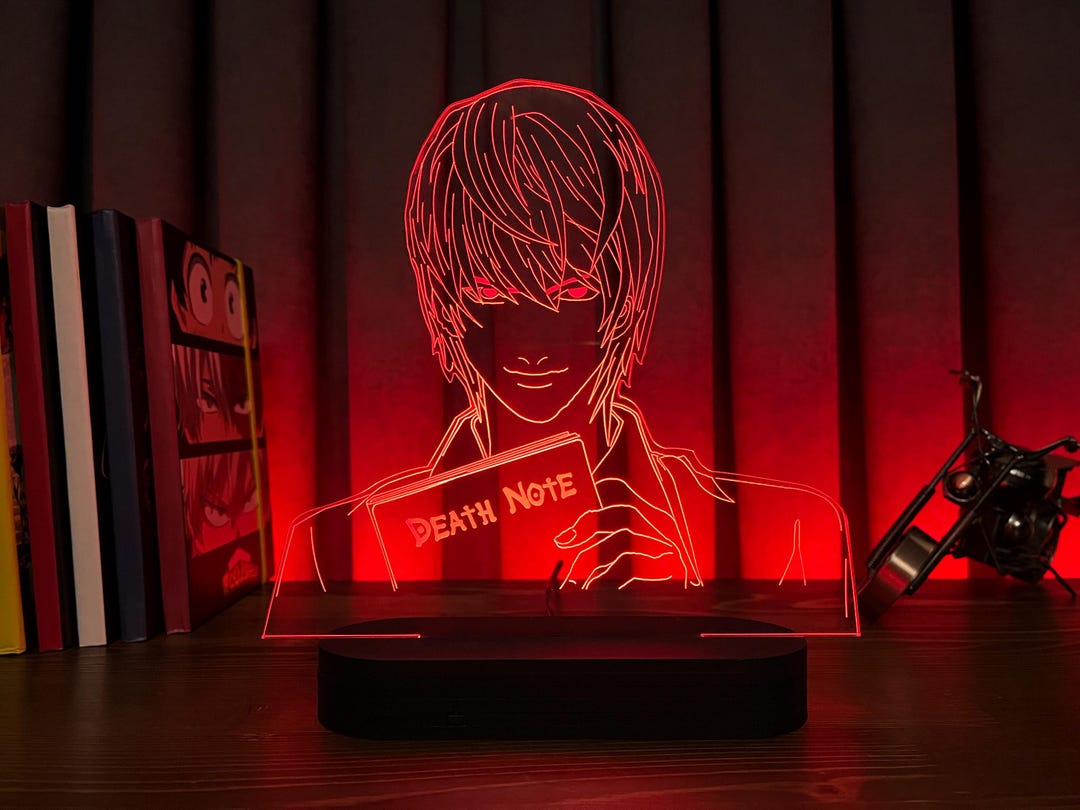 Anime and Manga Night Light, Anime Desk Lamp W/ RGB Remote Control ...