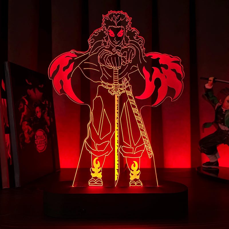 Demon Slayer Lamp - Etsy