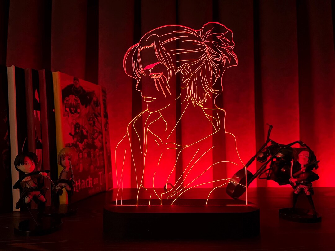 Anime and Manga Night Light, Anime Desk Lamp W/ RGB Remote Control ...