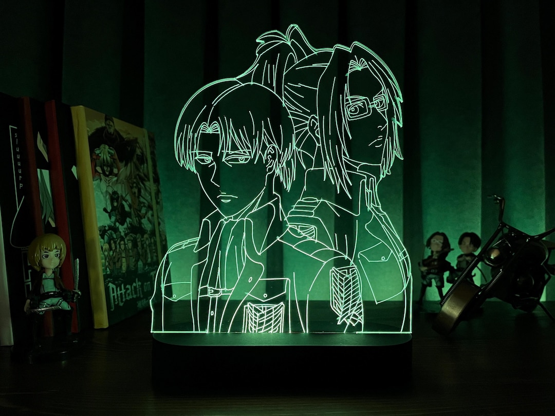 Anime and Manga Night Light, Anime Desk Lamp W/ RGB Remote Control ...