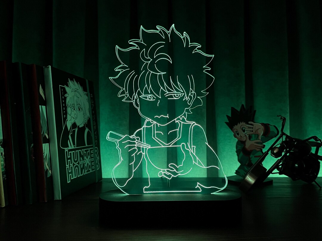 Anime and Manga Night Light, Anime Desk Lamp W/ RGB Remote Control ...
