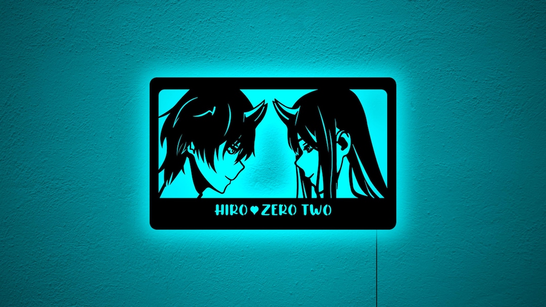 Anime Lighted Wall Decor, Anime and Manga Wall Hanging, Anime Wall Sign ...
