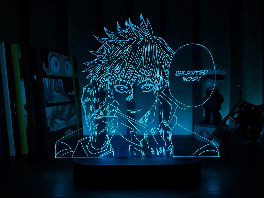 Anime and Manga Night Light, Anime Desk Lamp W/ RGB Remote Control ...