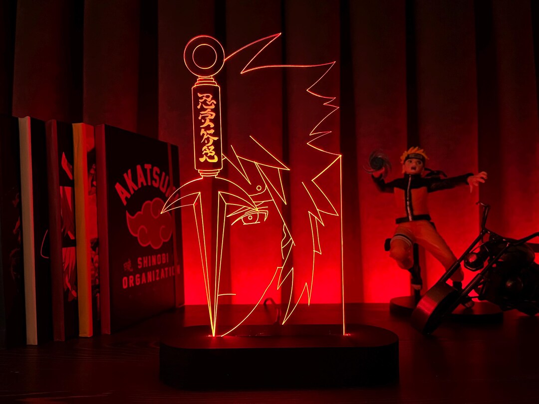 Anime and Manga Night Light, Anime Desk Lamp W/ RGB Remote Control ...