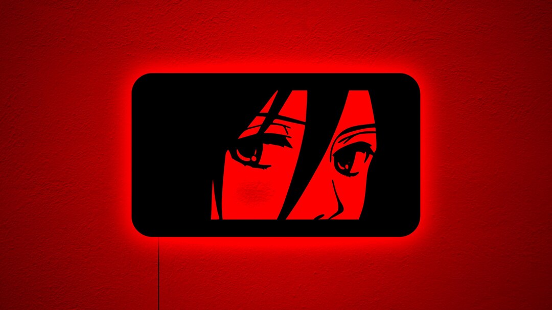Anime Lighted Wall Decor, Anime and Manga Wall Hanging, Anime Wall Sign ...