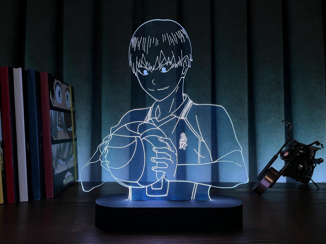 Anime and Manga Night Light, Anime Desk Lamp W/ RGB Remote Control ...