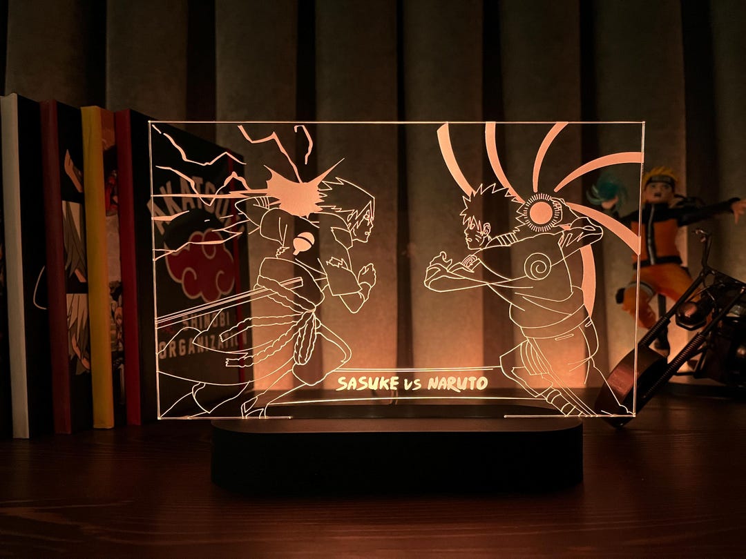 Anime and Manga Night Light, Anime Desk Lamp W/ RGB Remote Control ...