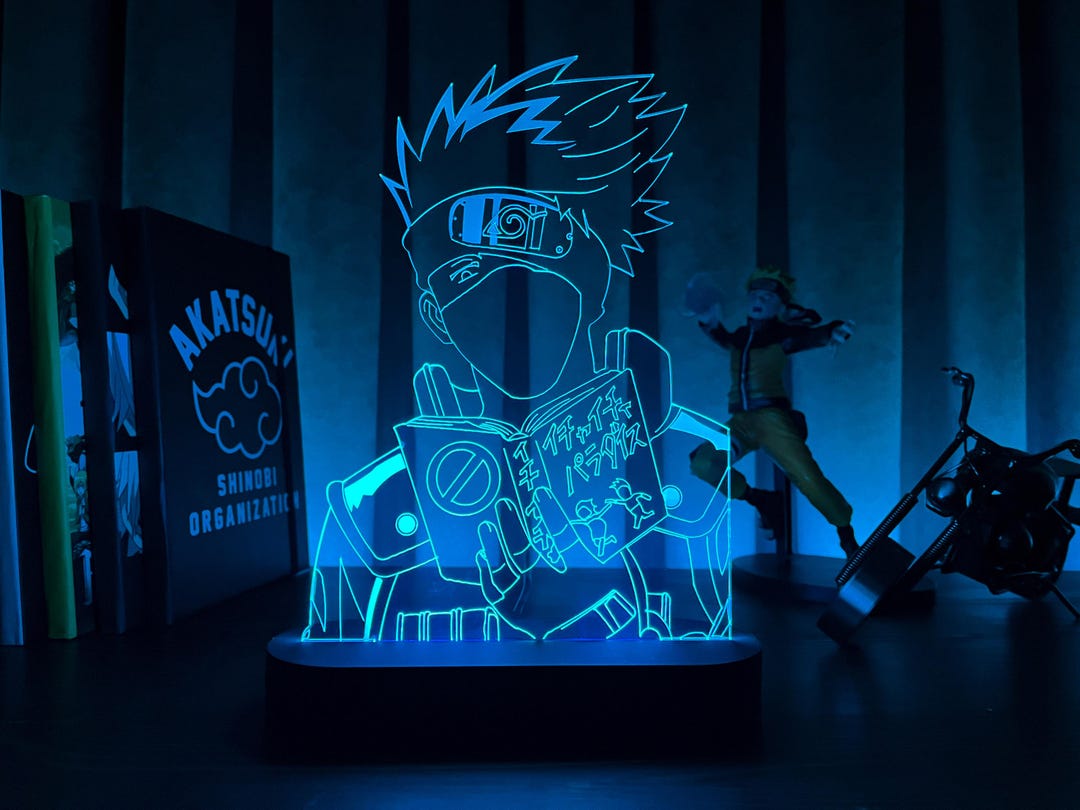 Anime and Manga Night Light, Anime Desk Lamp W/ RGB Remote Control ...