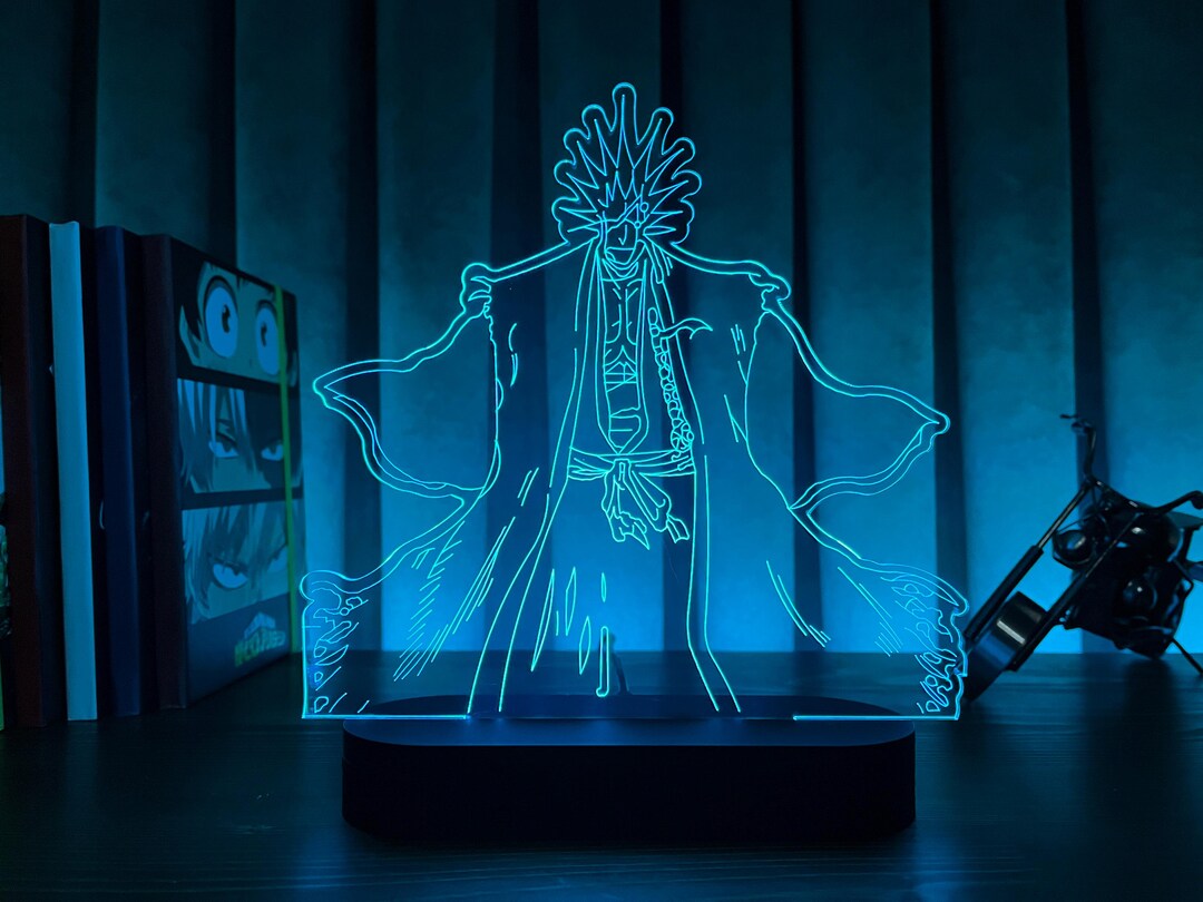 Anime and Manga Night Light, Anime Desk Lamp W/ RGB Remote Control ...