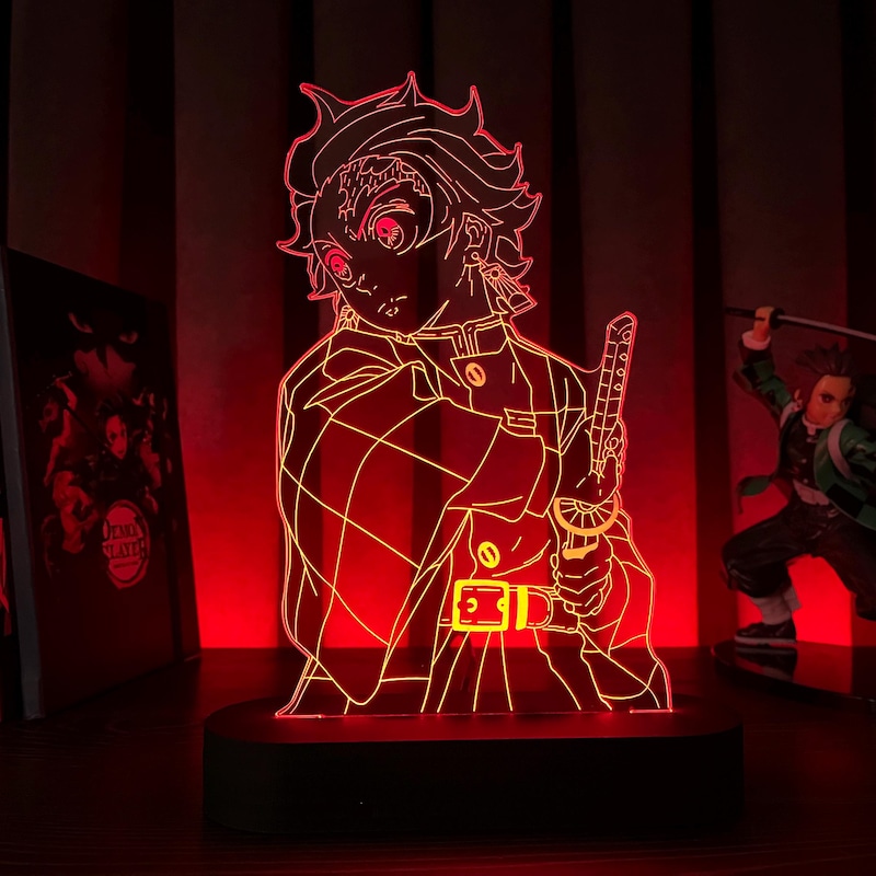 Demon Slayer Lamp - Etsy